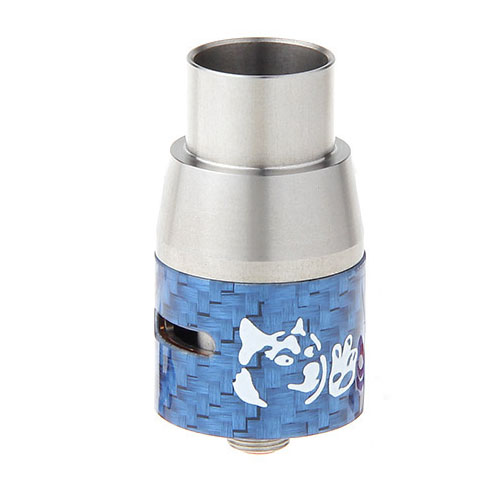 Buy Doge V4 Style 22mm RDA Rebuildable Dripping Atomizer - Blue