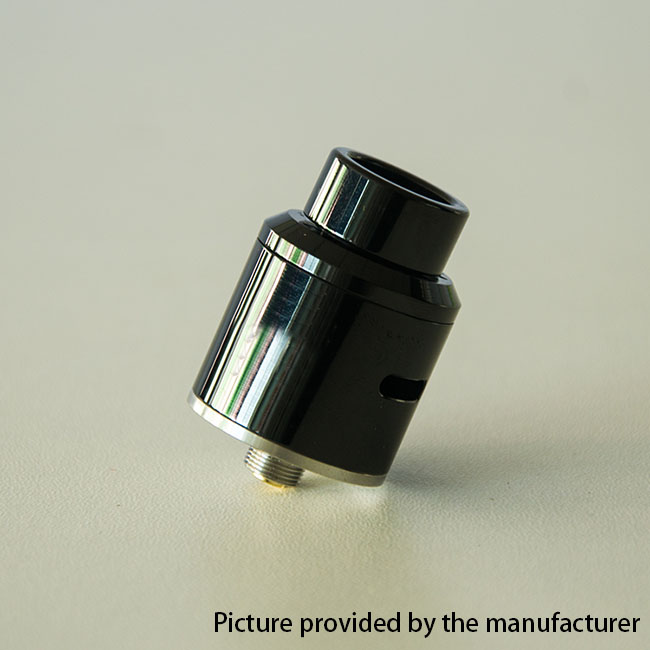 Buy GOON Ti Style 24mm RDA Rebuildable Dripping Atomizer w/ BF Pin - Black