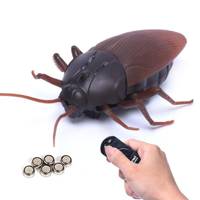 Buy Tricky Infrared Simulation Remote Control Creepy Insect Cockroach ...