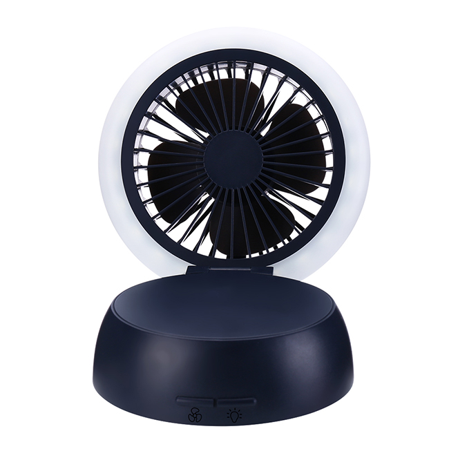 Buy Mushroom Shape Table Fan Light Rechargeable USB Fan Table Lamp
