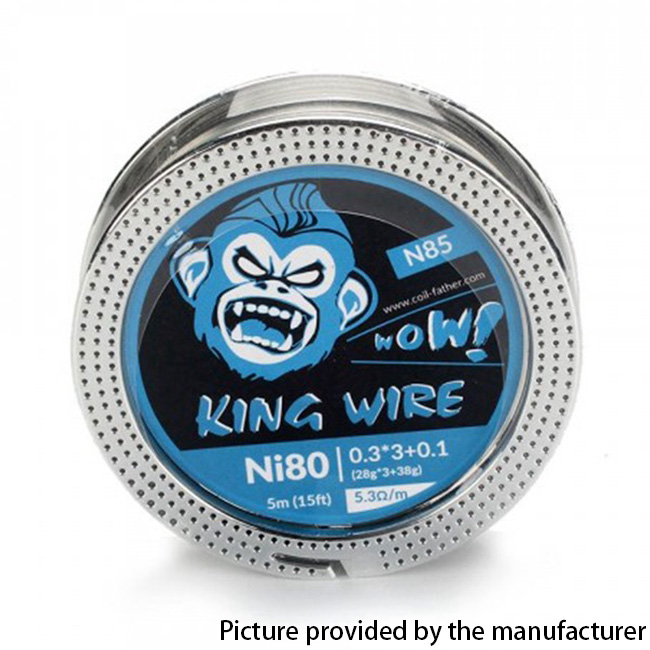 Buy Authentic Coil Father King N85 Wire Spool for RBA / RDA / RTA/RDTA ...