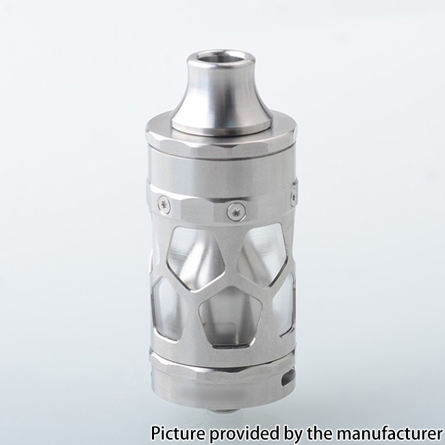 Buy Typhoon GTV Style 25mm RTA Rebuildable Tank Atomizer 6ml - Silver