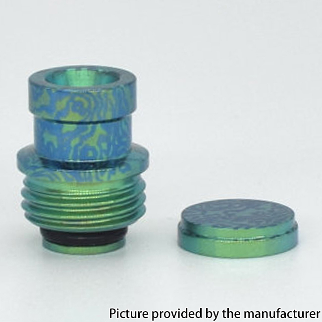 Buy Authentic MK MODS Ti-type2 Titanium Alloy Drip Tip + Button Set for ...