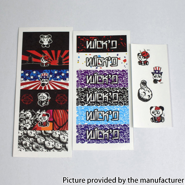 Buy Wick'D and Mission Style Stickers Pack for Cthulhu Aio Mod Kit