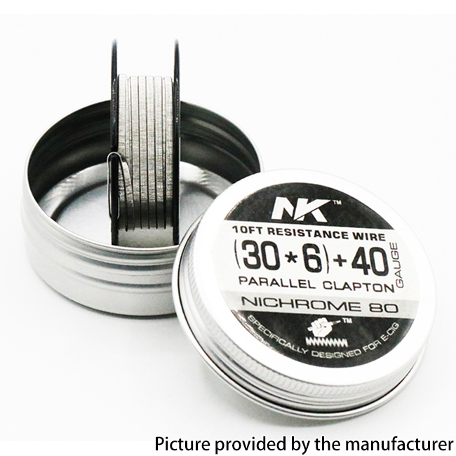 Buy NK NI80 DL 6 Cores Fused Clapton Semi-Finished Restiance Wire 30x6 ...