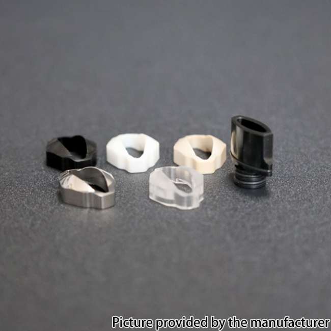 Buy Monarchy Mohawk Style 510 Drip Tip Set Flat Mouthpiece Narrow Bore ...