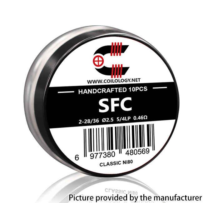 Buy Coilology Handcrafted Coils SFC Ni80 Coil 2-28/36GA 0.46ohm for RDL ...
